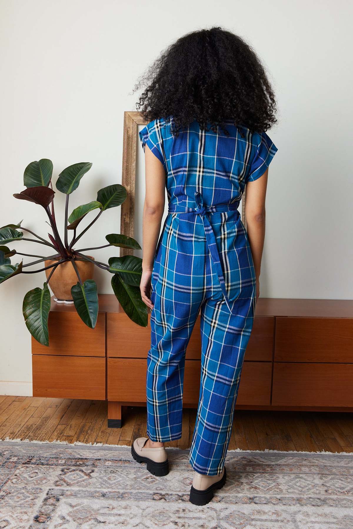 Rujuta Sheth Venus Wrap Jumper - Lattice Chex | Garmentory