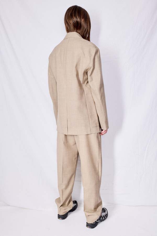 Studio Nicholson Conde Jacket - Straw Melange | Garmentory