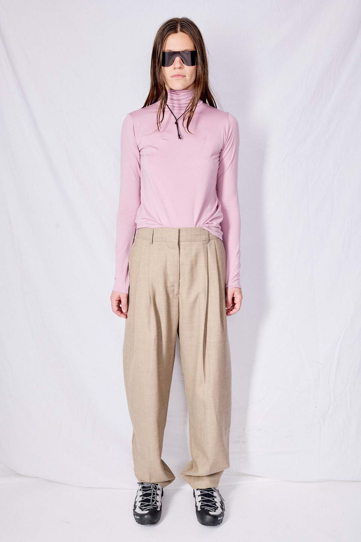 Studio Nicholson Sperro Pant - Straw Melange | Garmentory