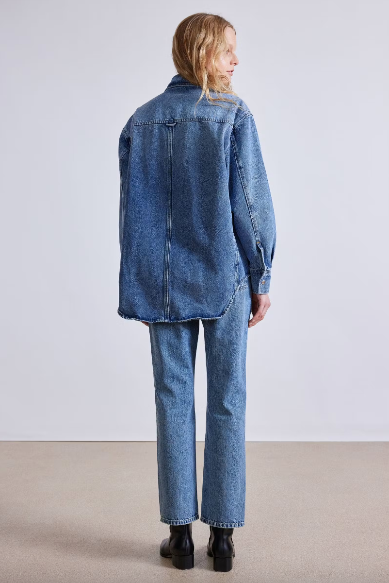 Apiece Apart Pia Oversized Shaket - Austin Wash | Garmentory