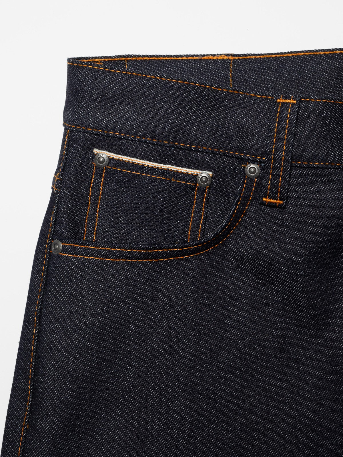 Nudie Jeans Grim Tim Dry Japan Selvedge jeans - Black | Garmentory
