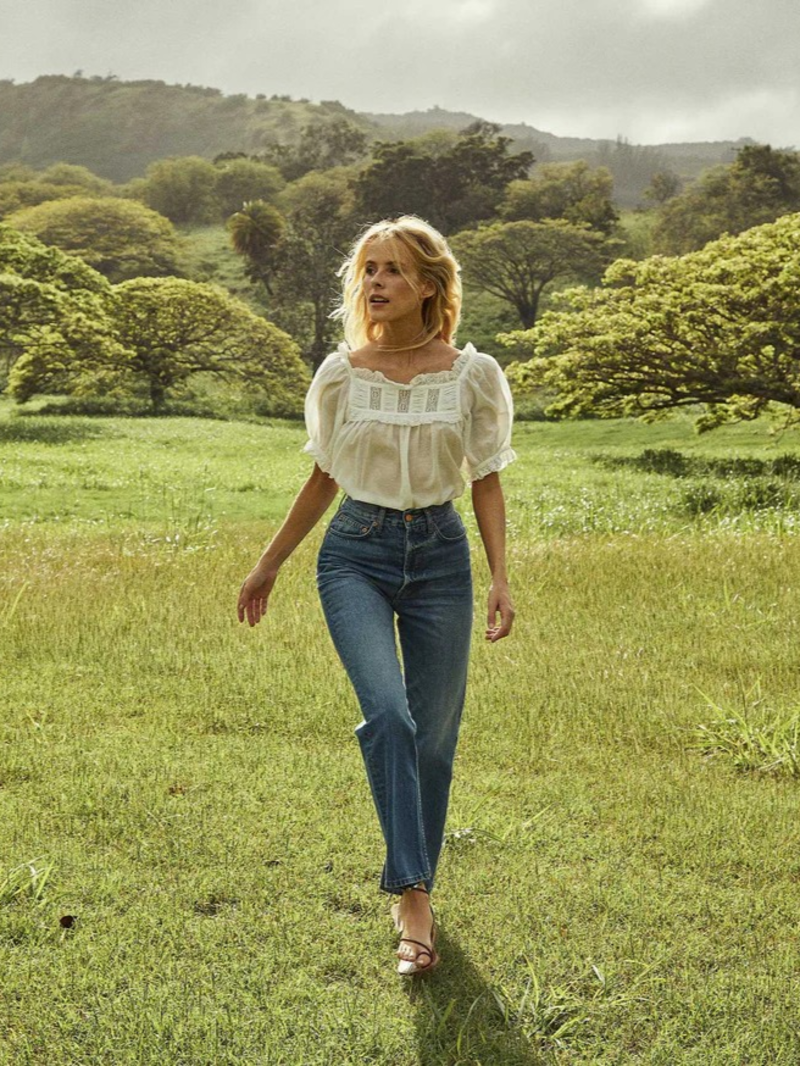 DÔEN Frances Top - Salt Lace | Garmentory