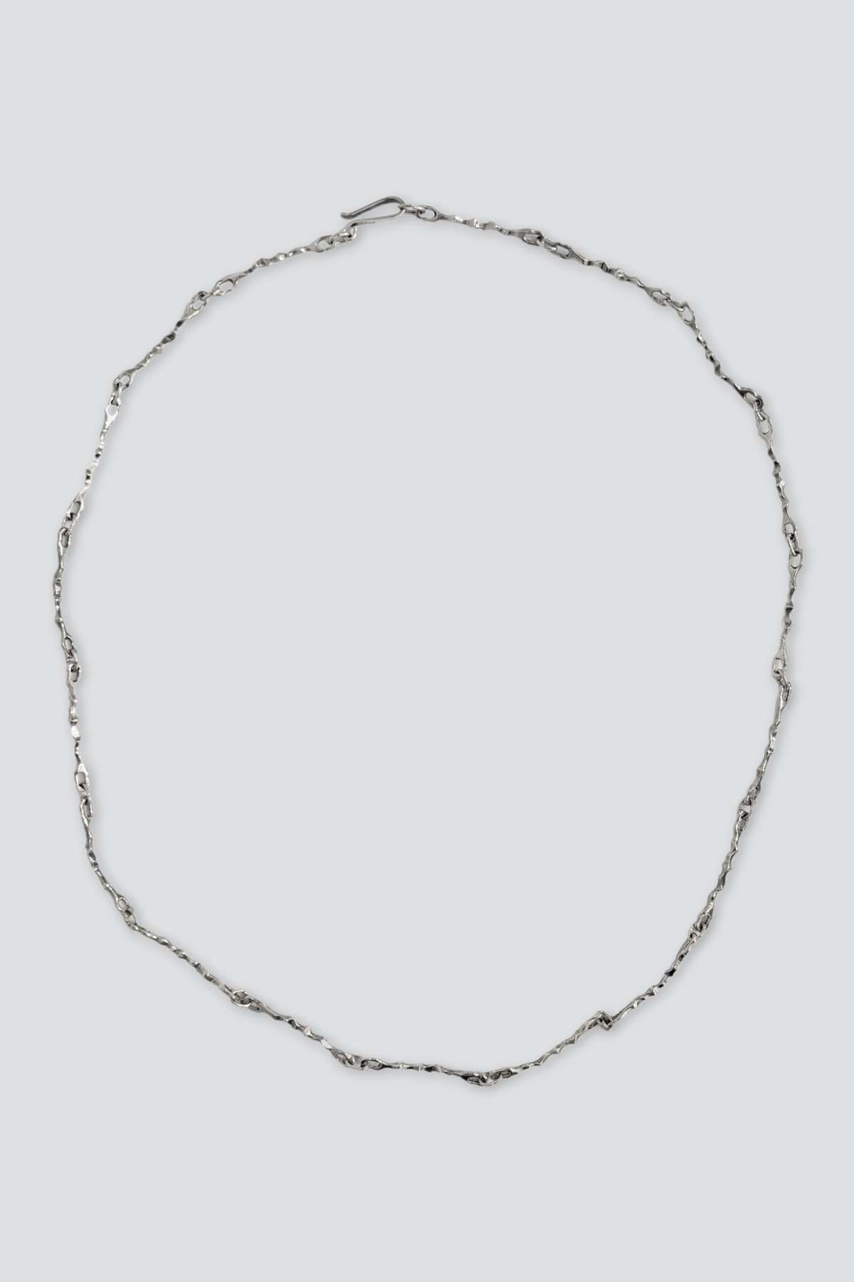 Twisted Bar Chain Necklace - Sterling Silver | Garmentory
