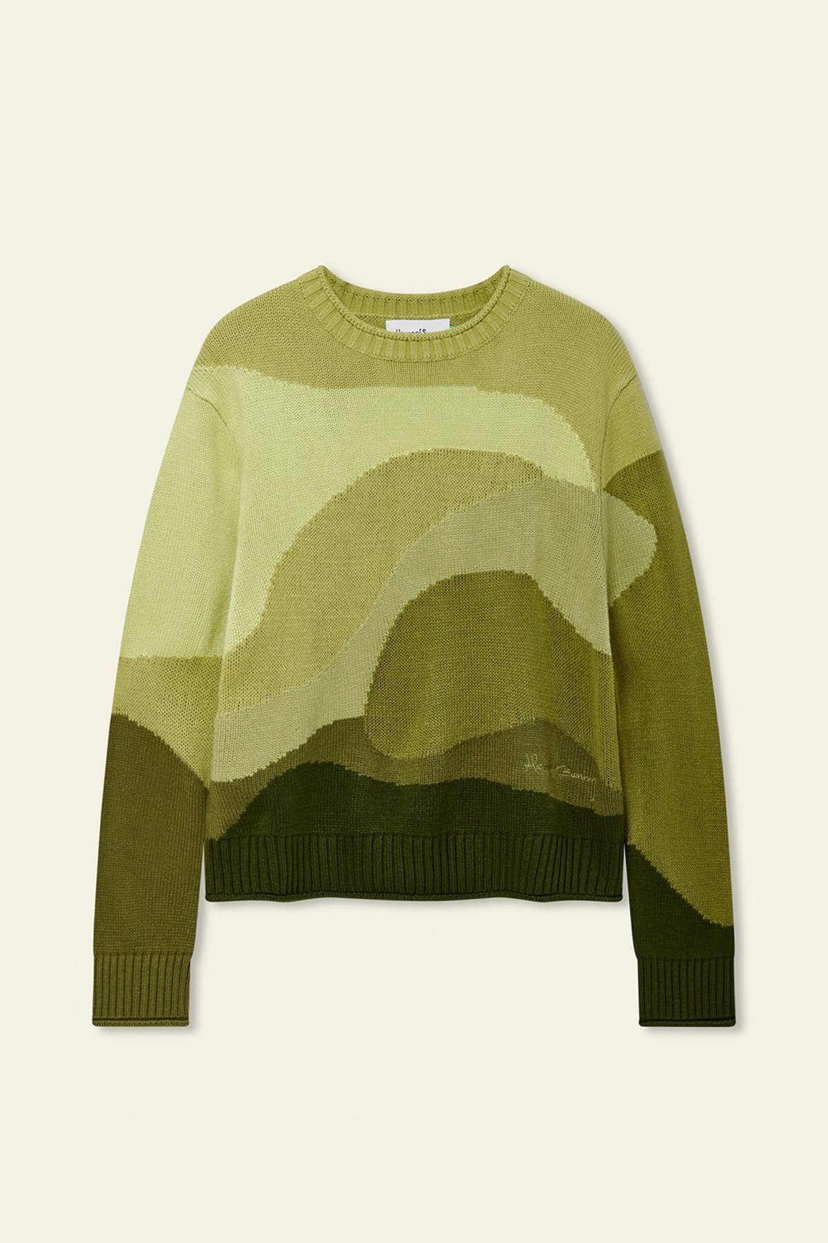 House of Sunny The Eden Landscape Sweater - Multi | Garmentory