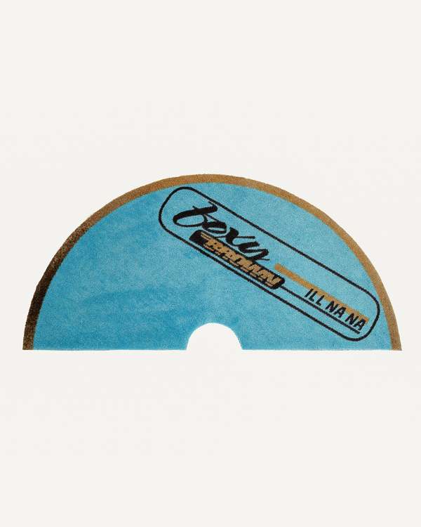 Curves By Sean Brown Foxy Half Disc Floor Mat | Garmentory