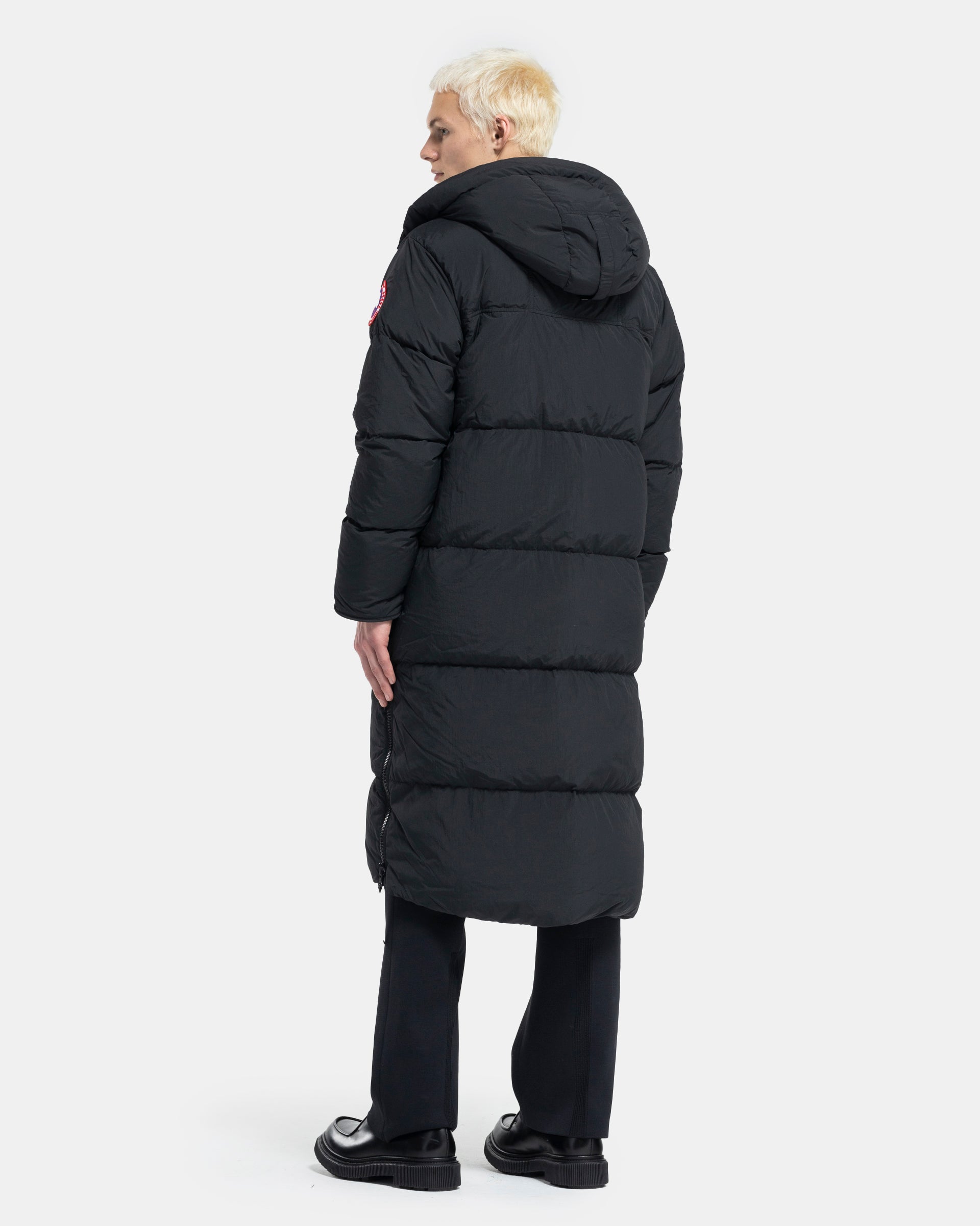 Canada Goose Lawrence Long Puffer - Black | Garmentory