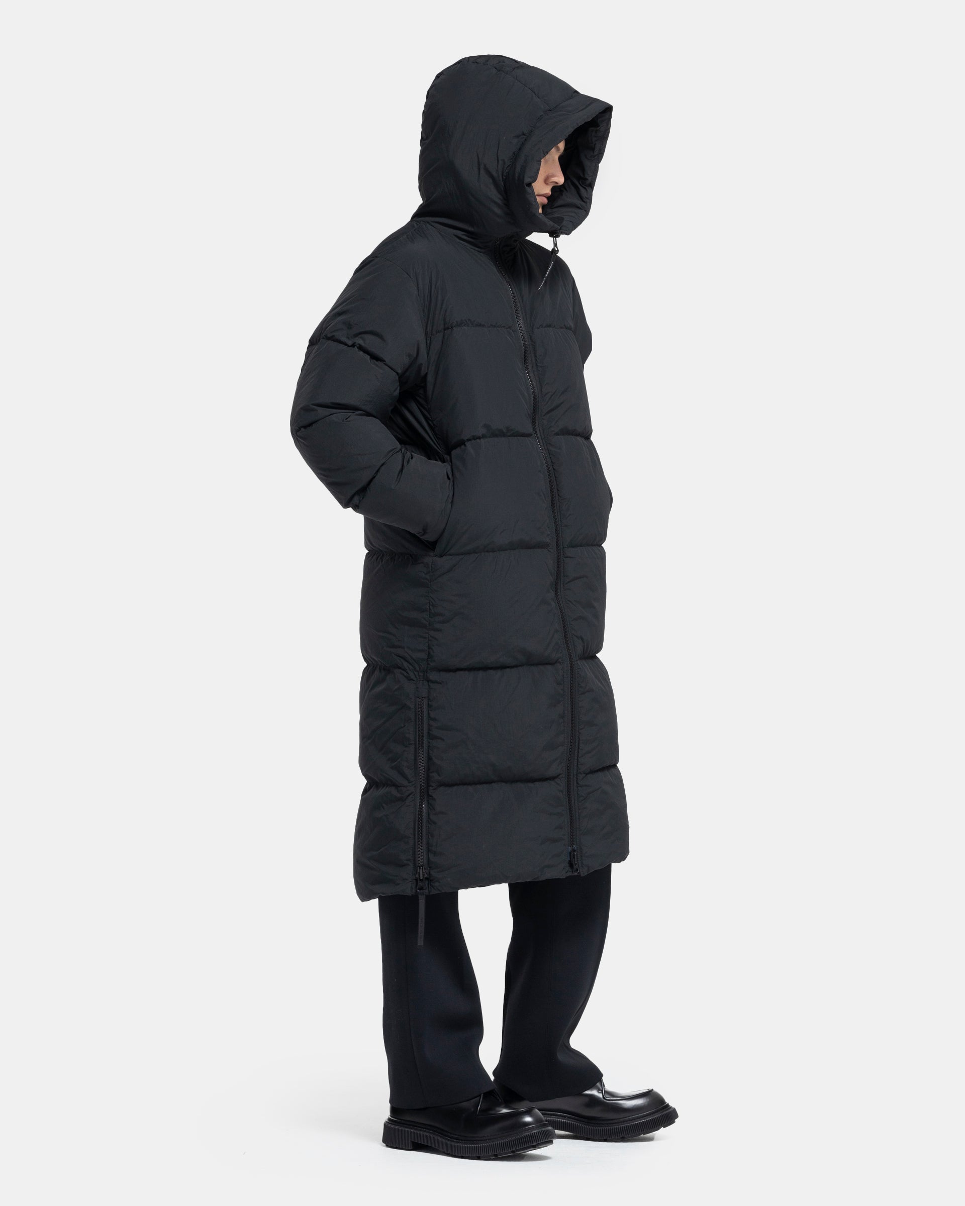 Canada Goose Lawrence Long Puffer - Black | Garmentory