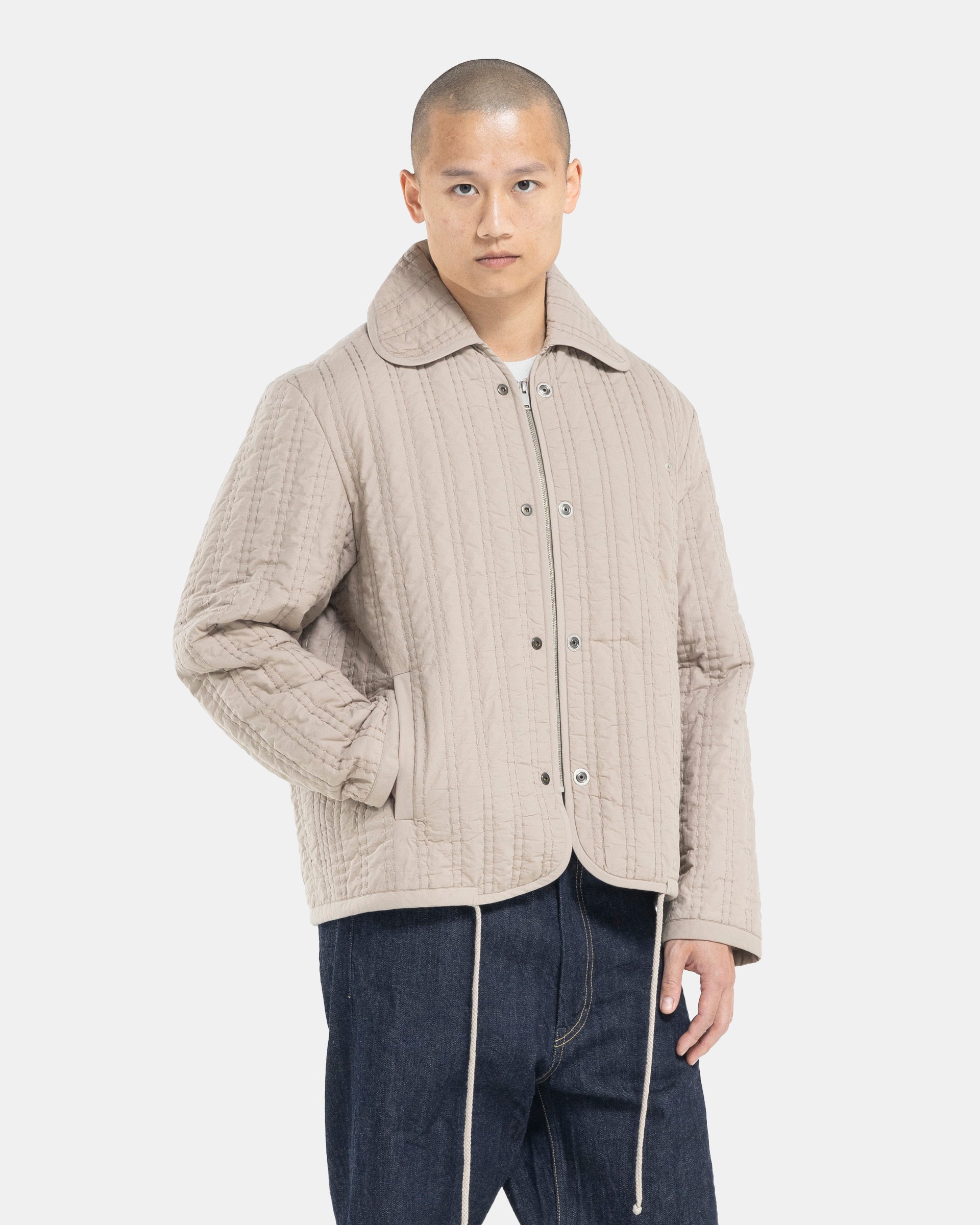 CRAIG GREEN Quilted Embroidery Jacket - Beige | Garmentory