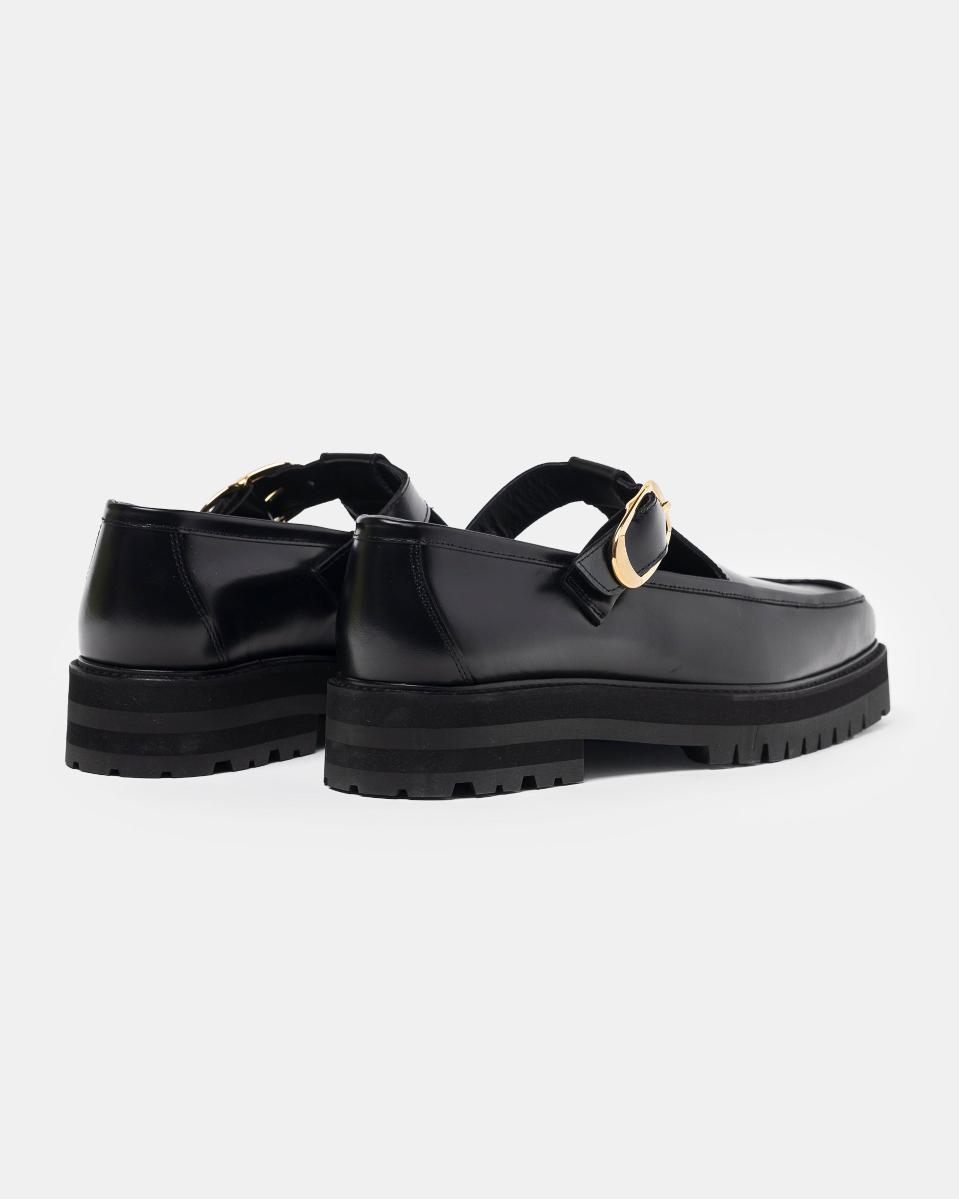 Ernest W. Baker T Bar Loafers - Black | Garmentory