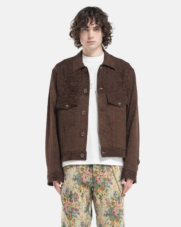 Song for the Mute Worker Jacket - Brown | Garmentory