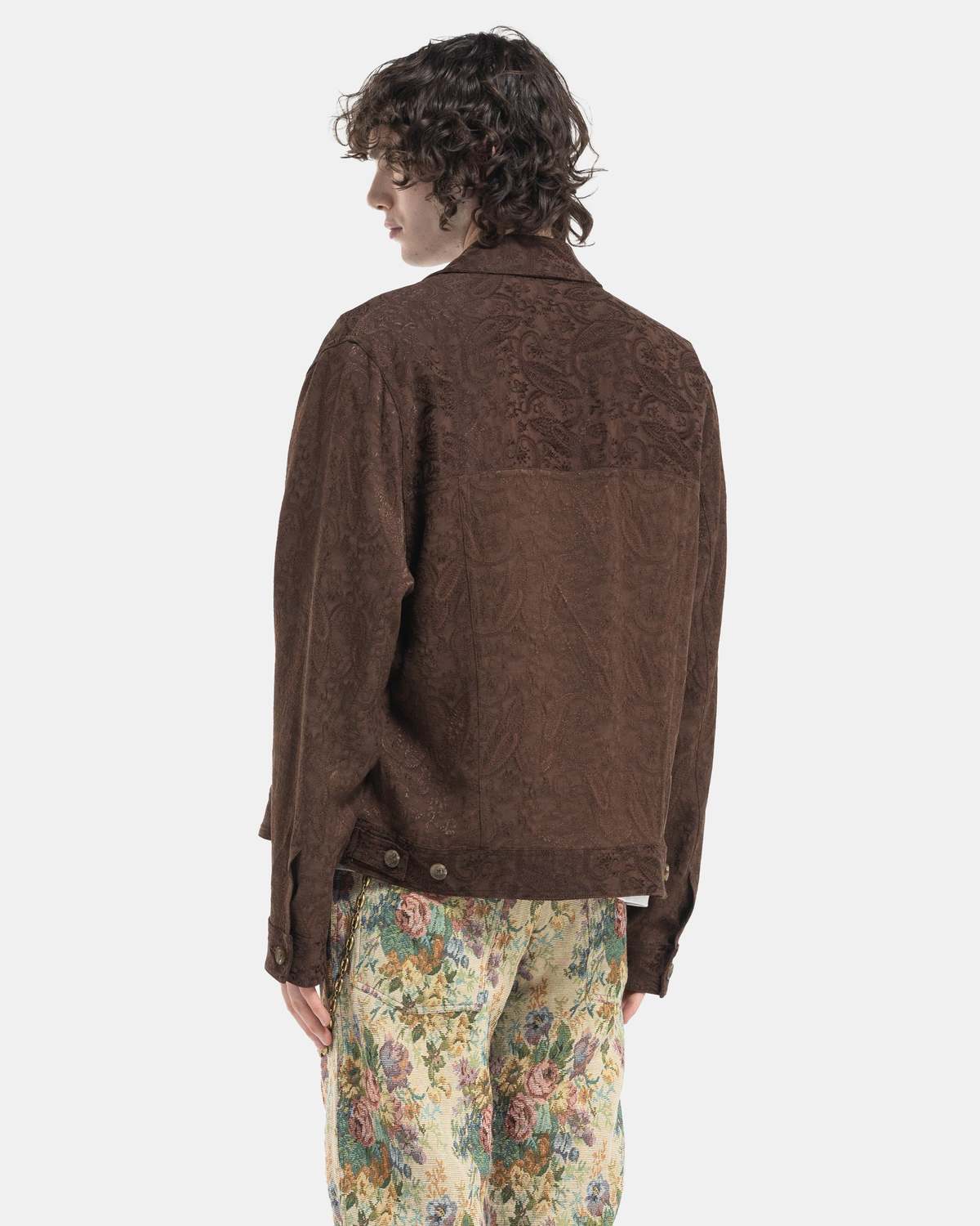 Song for the Mute Worker Jacket - Brown | Garmentory