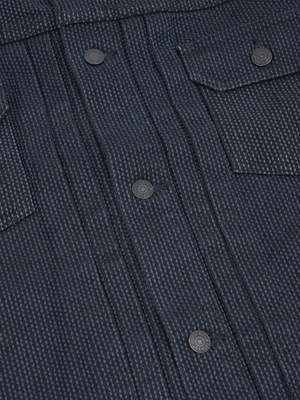 Pure Blue Japan Sashiko Type II Jacket - Grey | Garmentory
