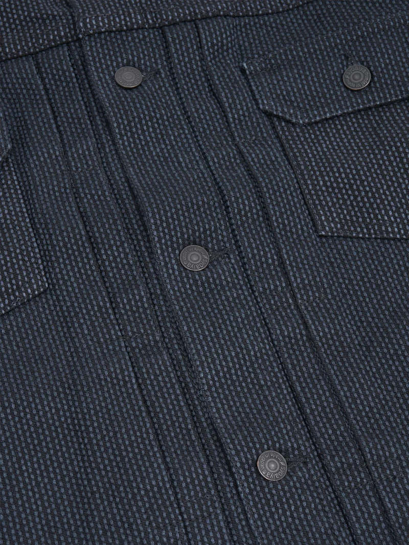 Pure Blue Japan Sashiko Type II Jacket - Grey | Garmentory