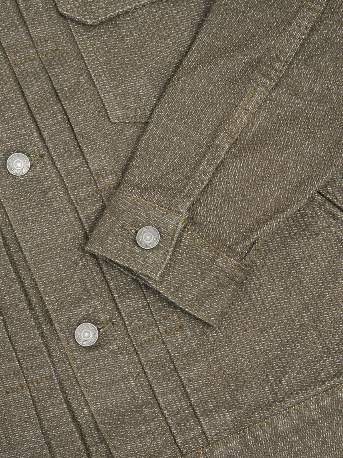Pure Blue Japan Sashiko Type II Jacket - Olive | Garmentory