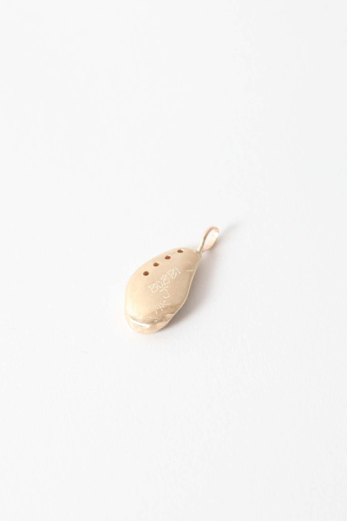 Bobbi J Metal Abalone Charm - 14K Gold | Garmentory