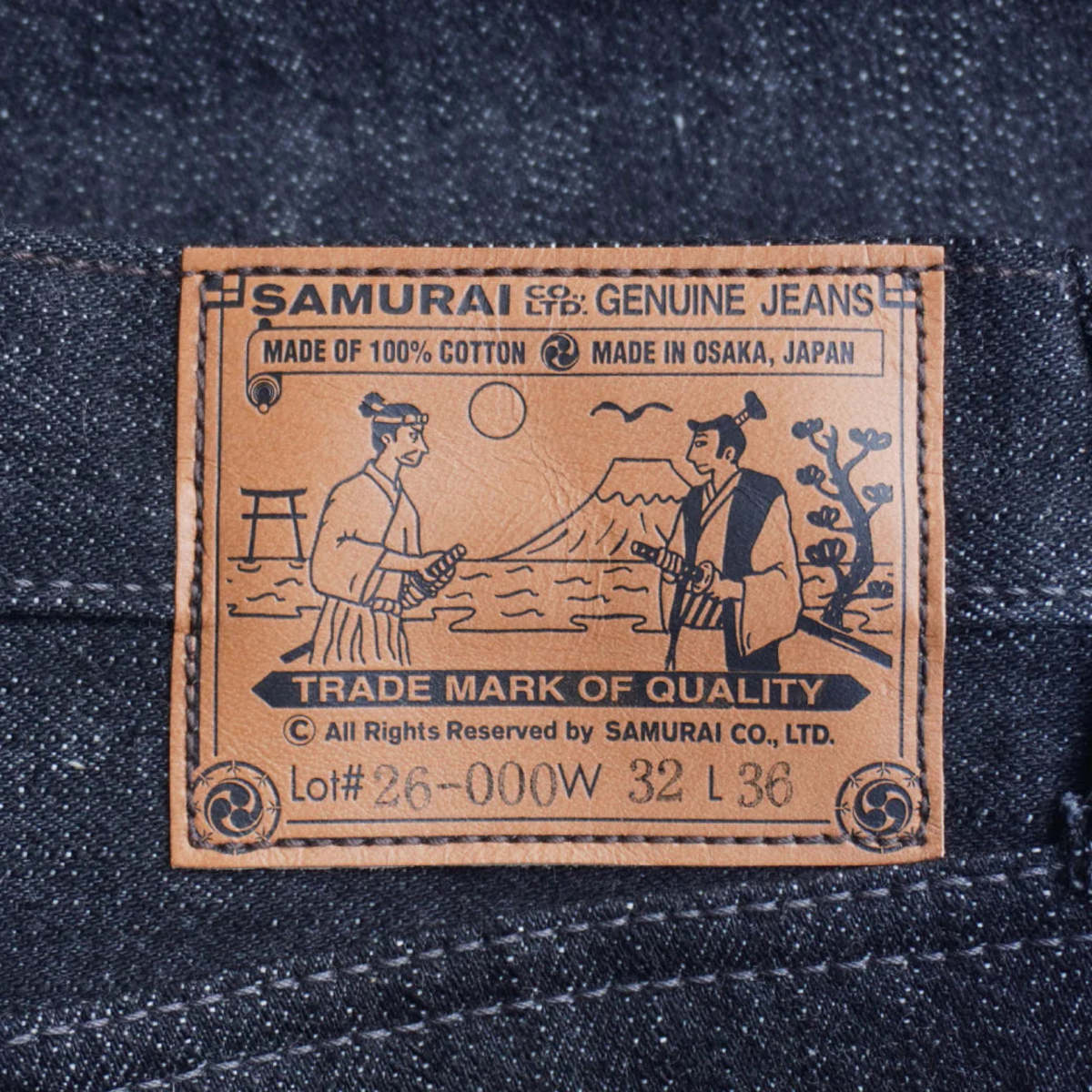 SAMURAI JEANS Zero Black Straight Fit - Black | Garmentory