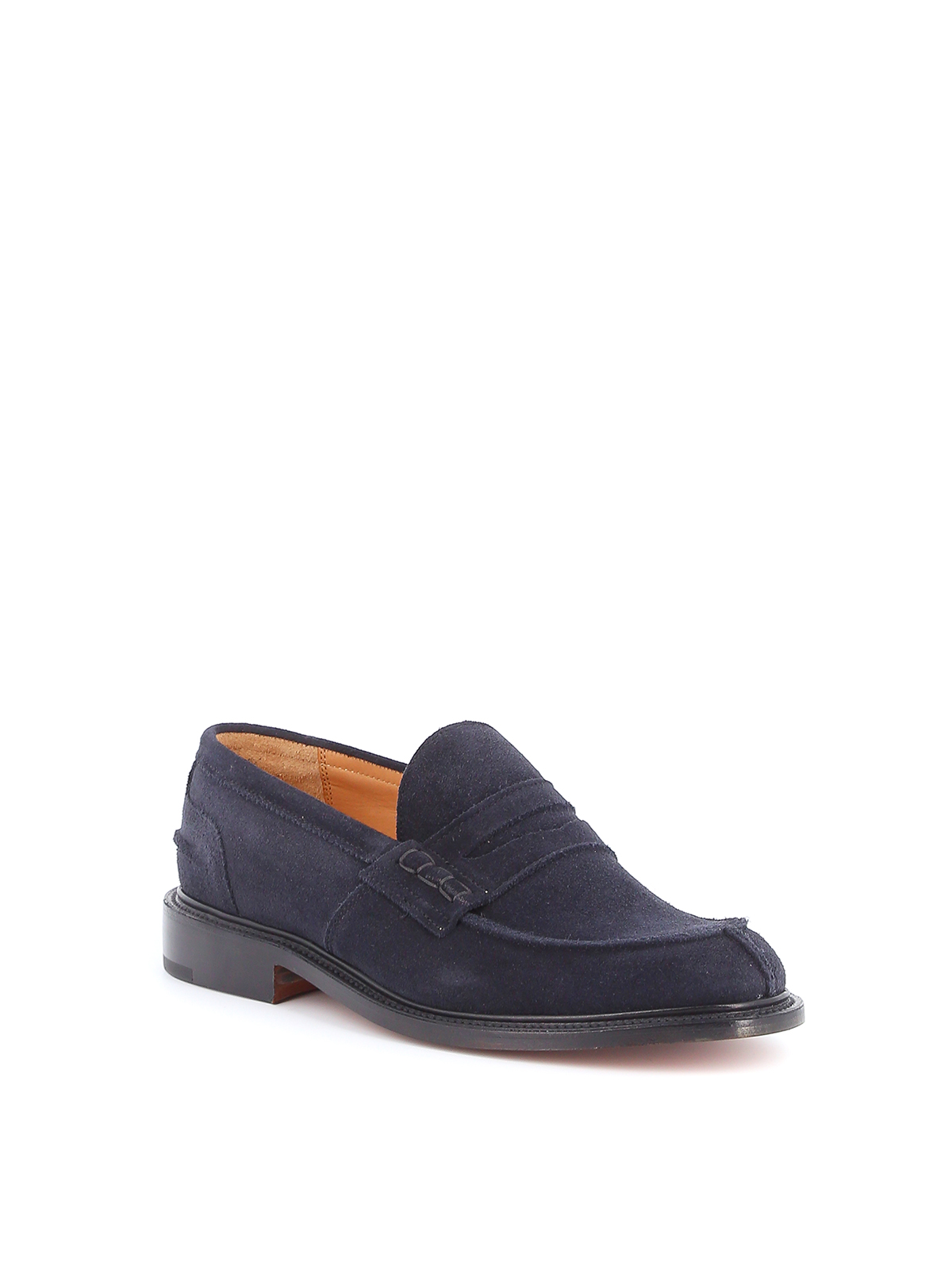 Tricker's JAMES PENNY LOAFER SUEDE Shoes - VISONE REPELLO SUEDE ...