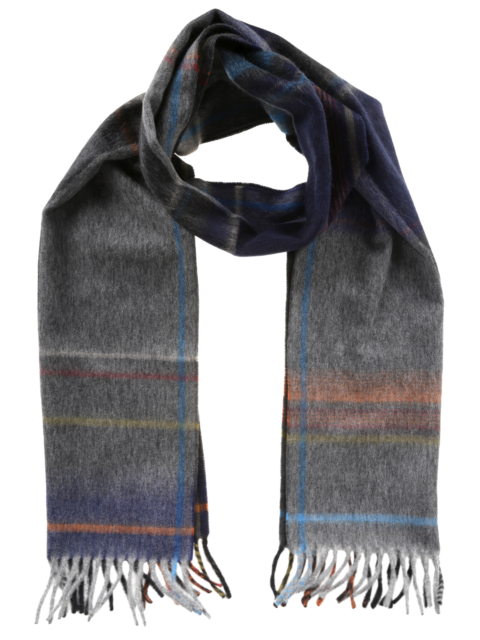BEGG SCOTLAND JURA.FLORENCE Scarf - Charcoal/Khaki | Garmentory