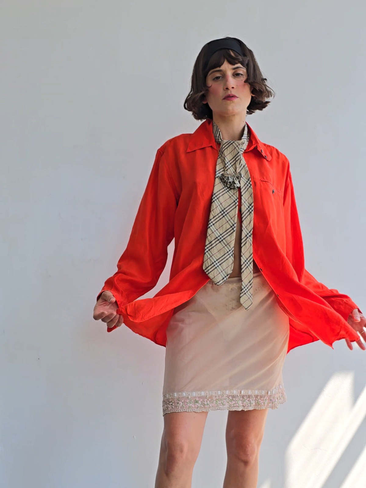 Flowy Silk Blouse - Poppy | Garmentory