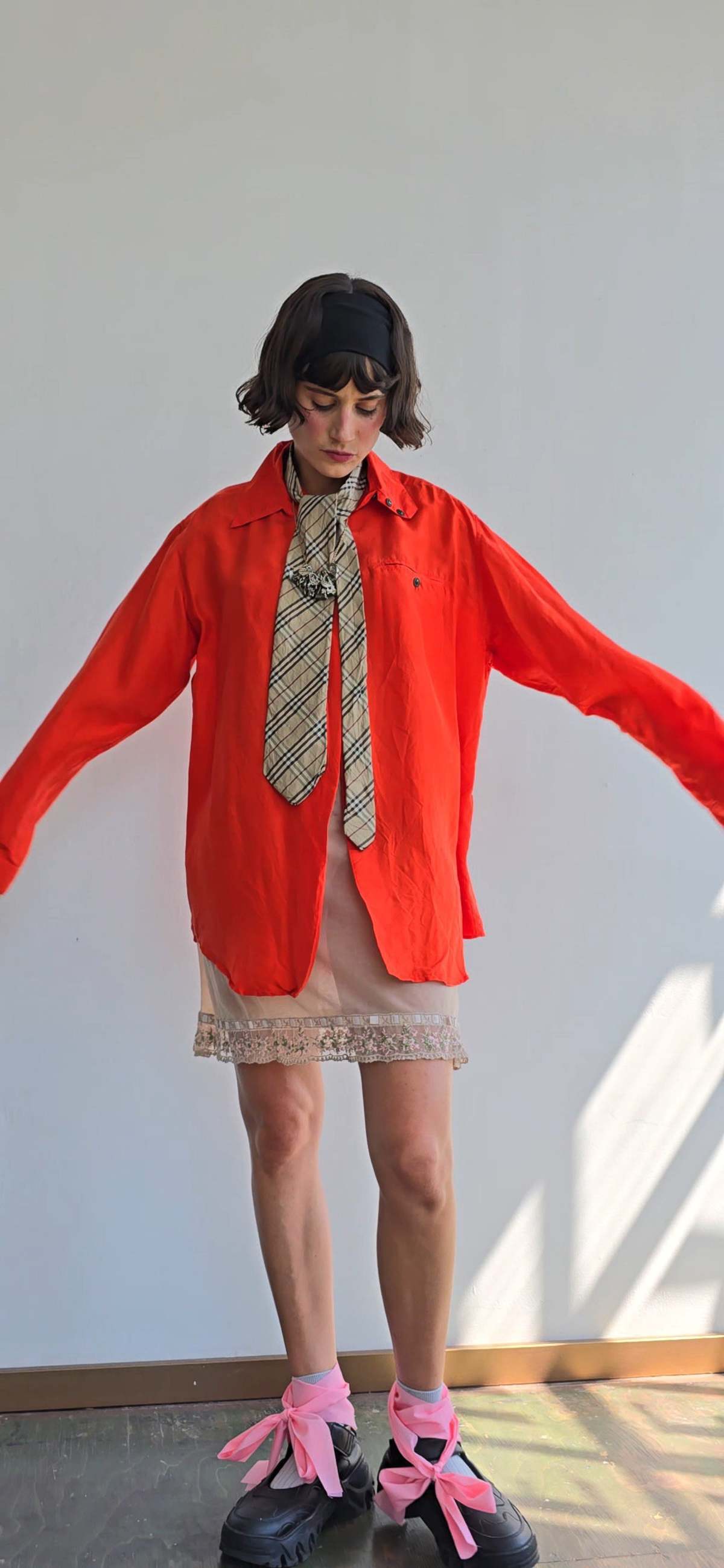 Flowy Silk Blouse - Poppy | Garmentory