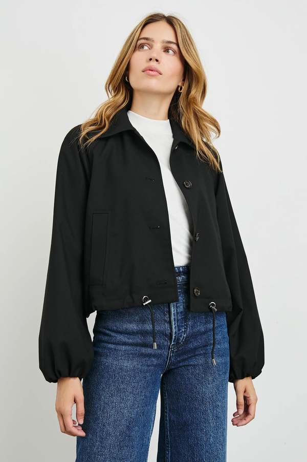 Rails Samsoe Samsoe North Jacket - Black | Garmentory