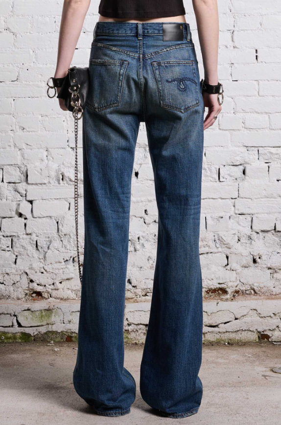 R13 Jane Straight Leg Jean - Dane Indigo | Garmentory