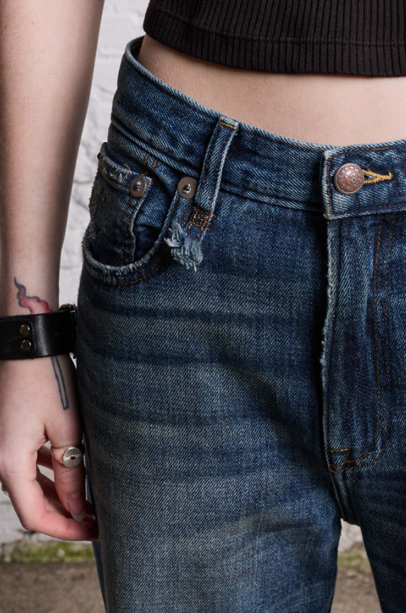 R13 Jane Straight Leg Jean - Dane Indigo | Garmentory