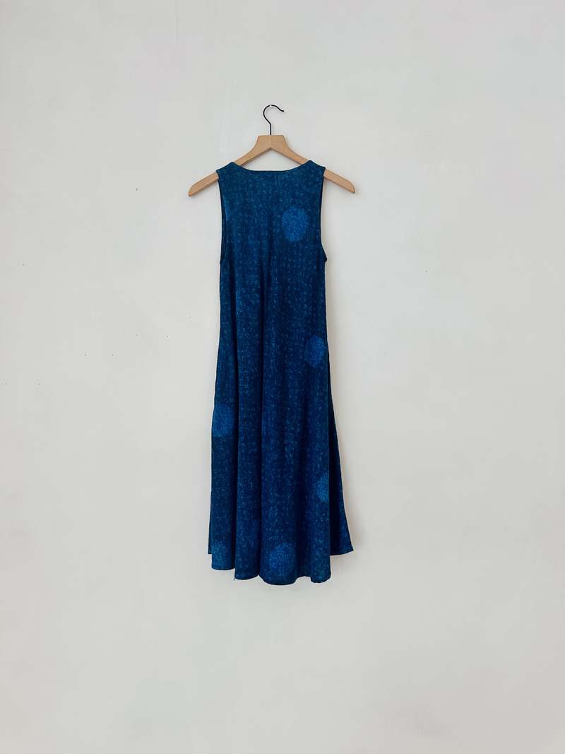 ATELIER OM Bias Dress - Indigo Moon | Garmentory