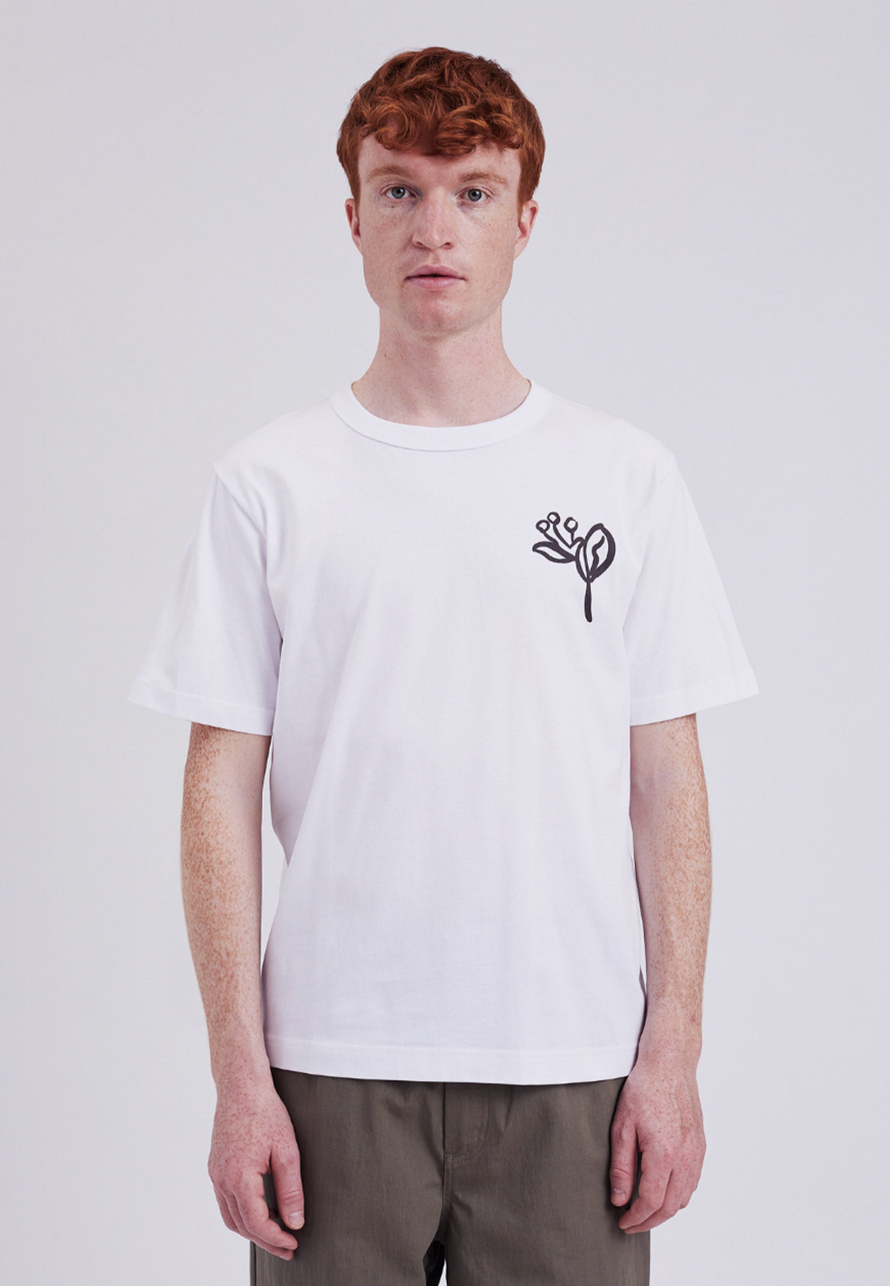 Norse Projects Holger Organic Poppy T-Shirt - White | Garmentory
