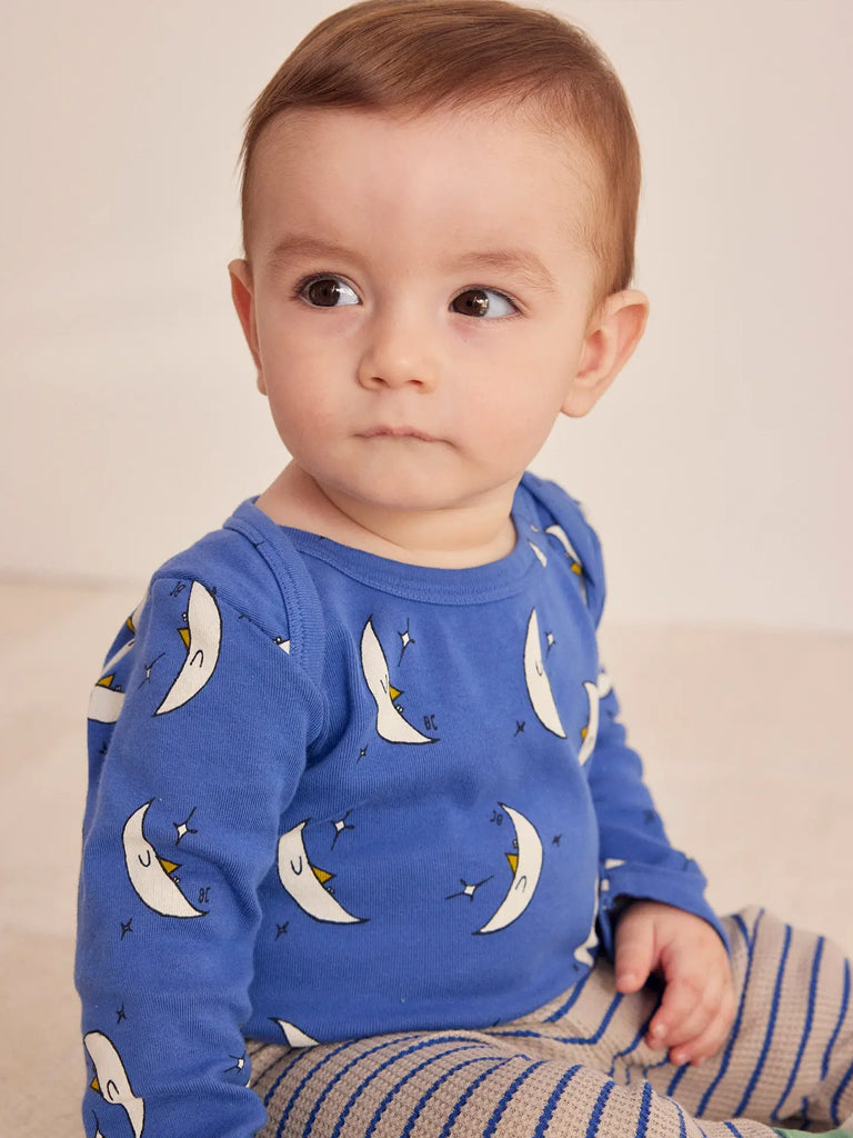 Kids Bobo Choses Baby Beneath Moon Body - Blue | Garmentory