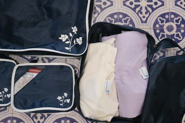 Paravel Cartolina Packing Cubes bag - blue | Garmentory