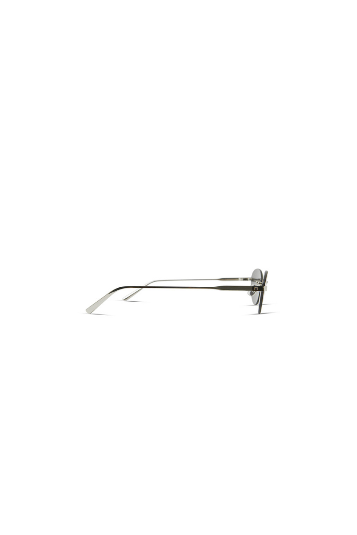 Elisa Johnson Trinity Sunglasses - Gloss Silver | Garmentory