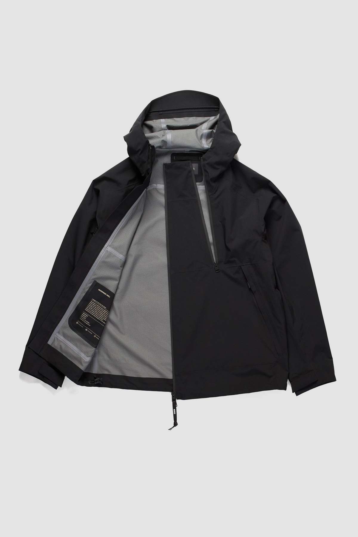 Norse Projects 3L Waterproof Shell Jacket - Black | Garmentory