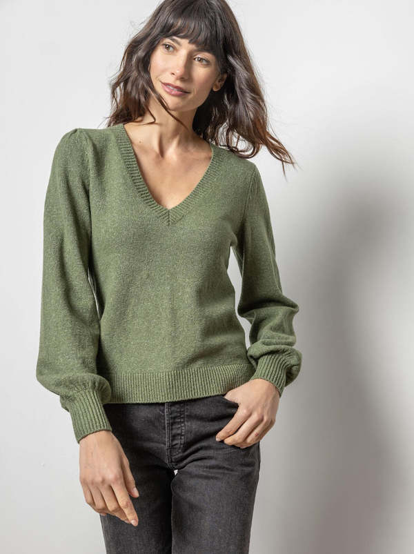 Full Sleeve V-Neck Sweater - Wintergreen | Garmentory