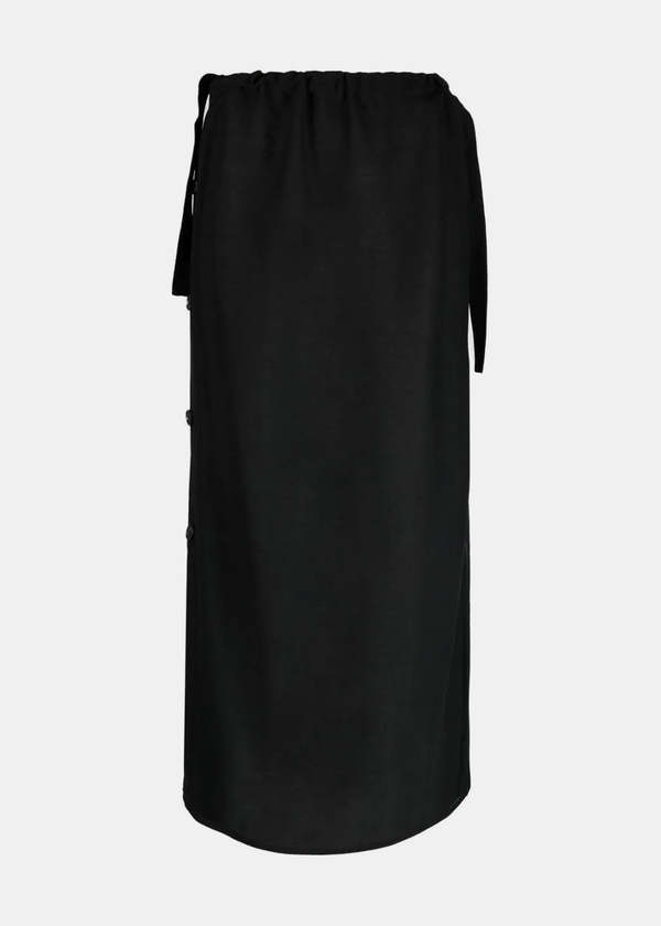 Totême Drawstring Skirt - Black | Garmentory