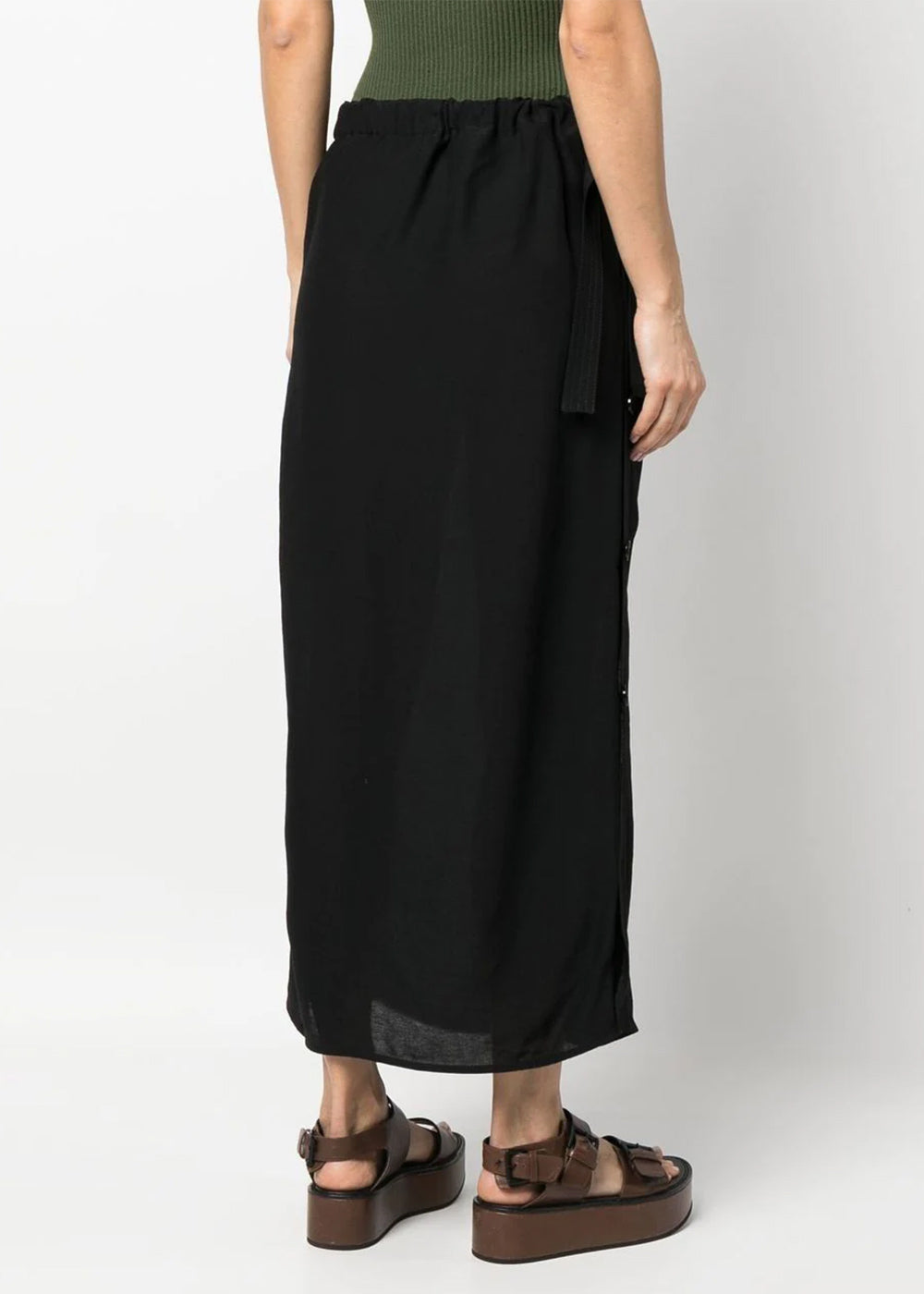 Totême Drawstring Skirt - Black | Garmentory