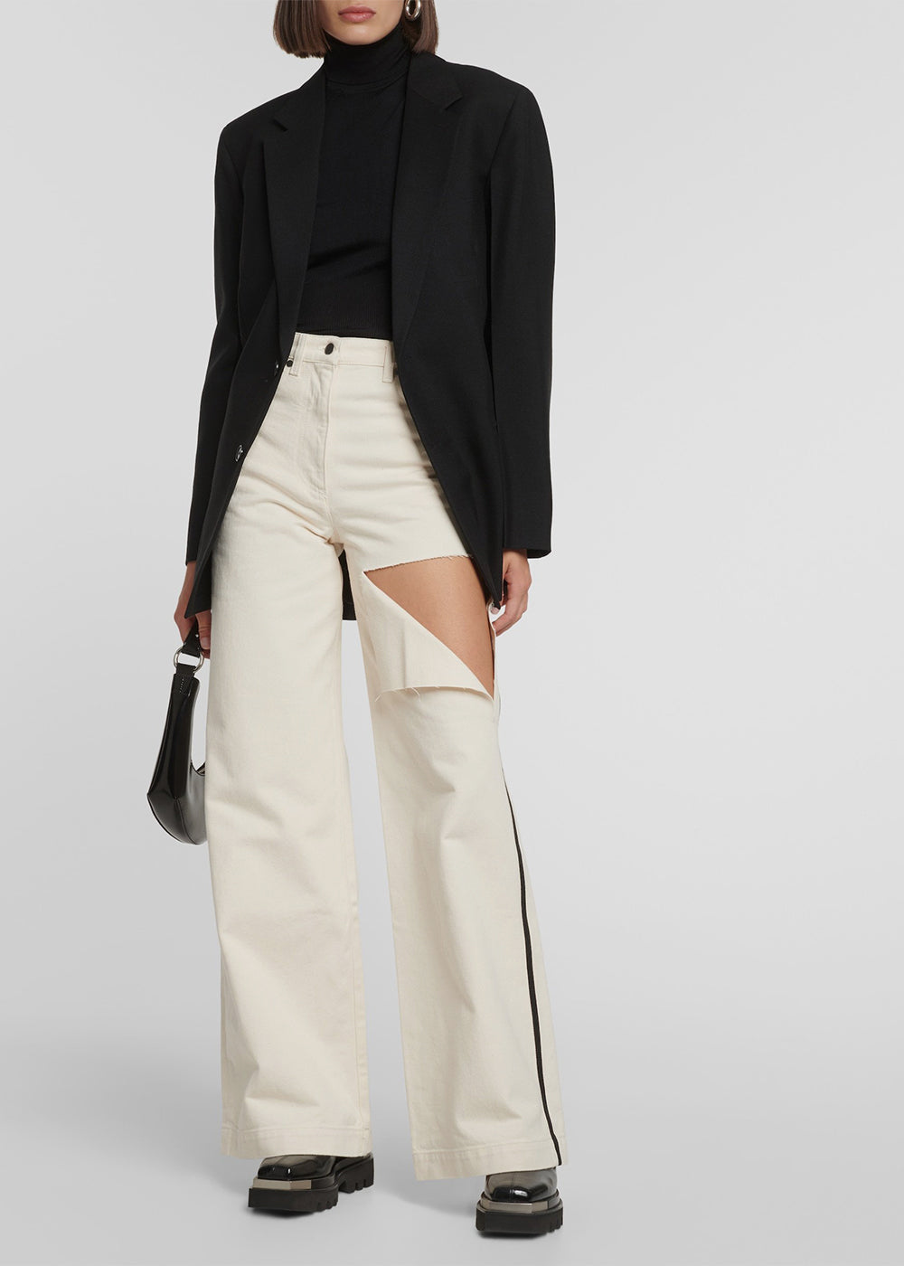 Peter Do Ripped Jeans - Off White | Garmentory