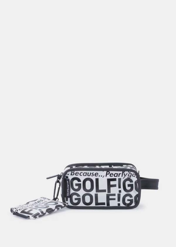 PEARLY GATES Golf Logo Multi Pouch - WHITE BASE | Garmentory