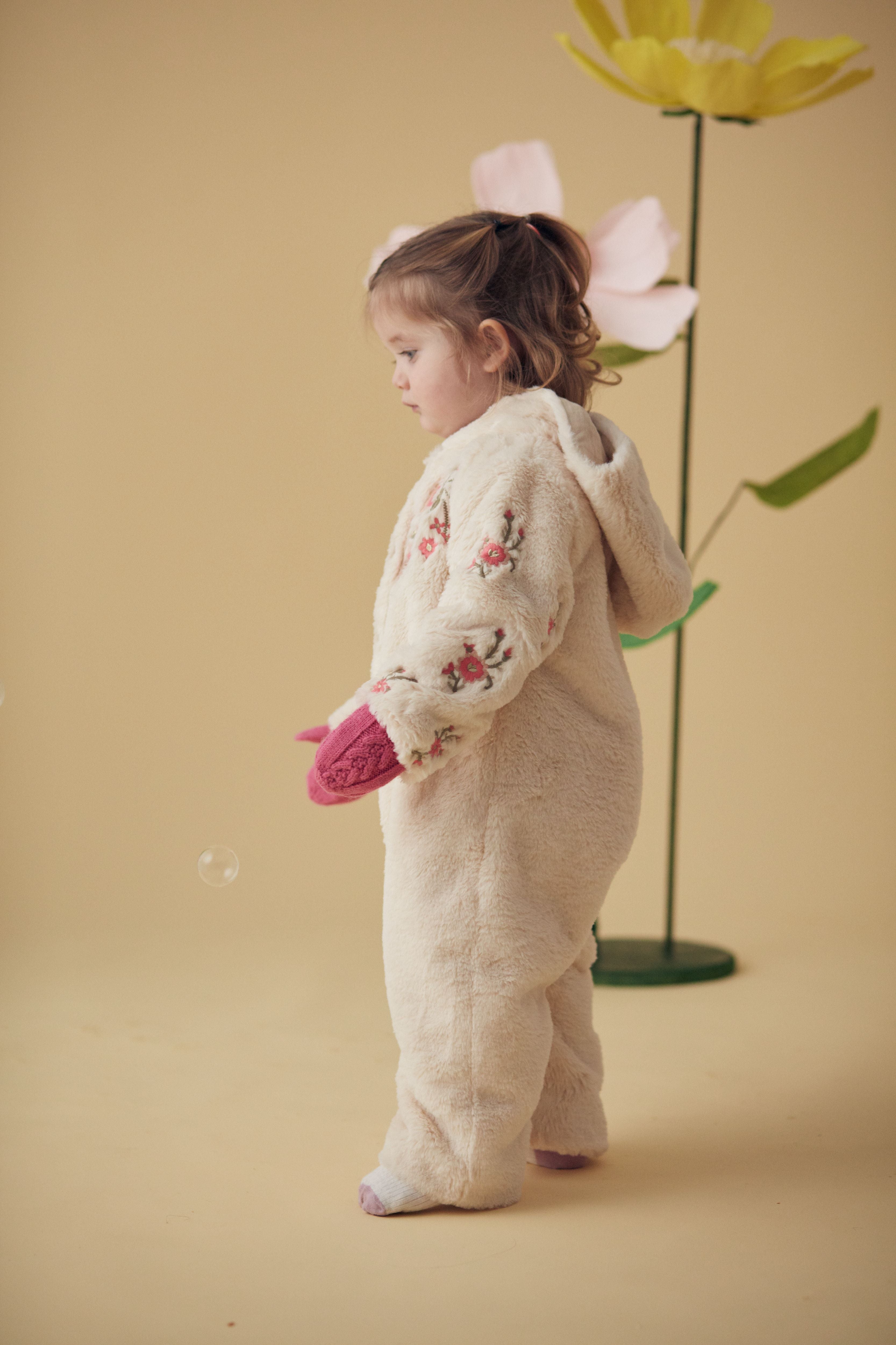 Kids Louise Misha Naglaya Pilot Jumpsuit - Cream | Garmentory