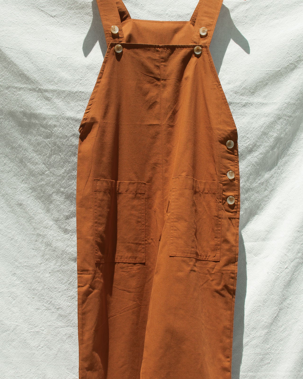 Conrado Nora Linen Overalls with Back Pockets - Multi | Garmentory
