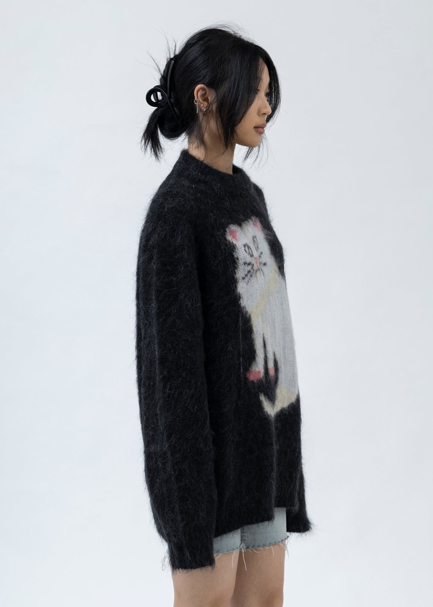 Magliano Gattone Knit Sweater - Black | Garmentory