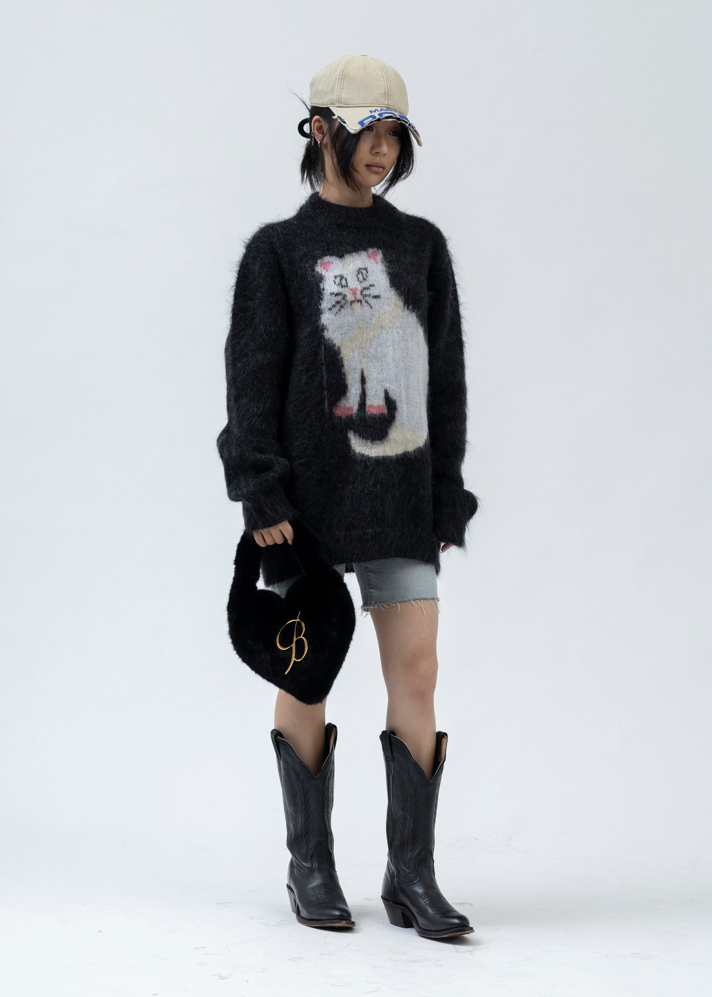 Magliano Gattone Knit Sweater - Black | Garmentory