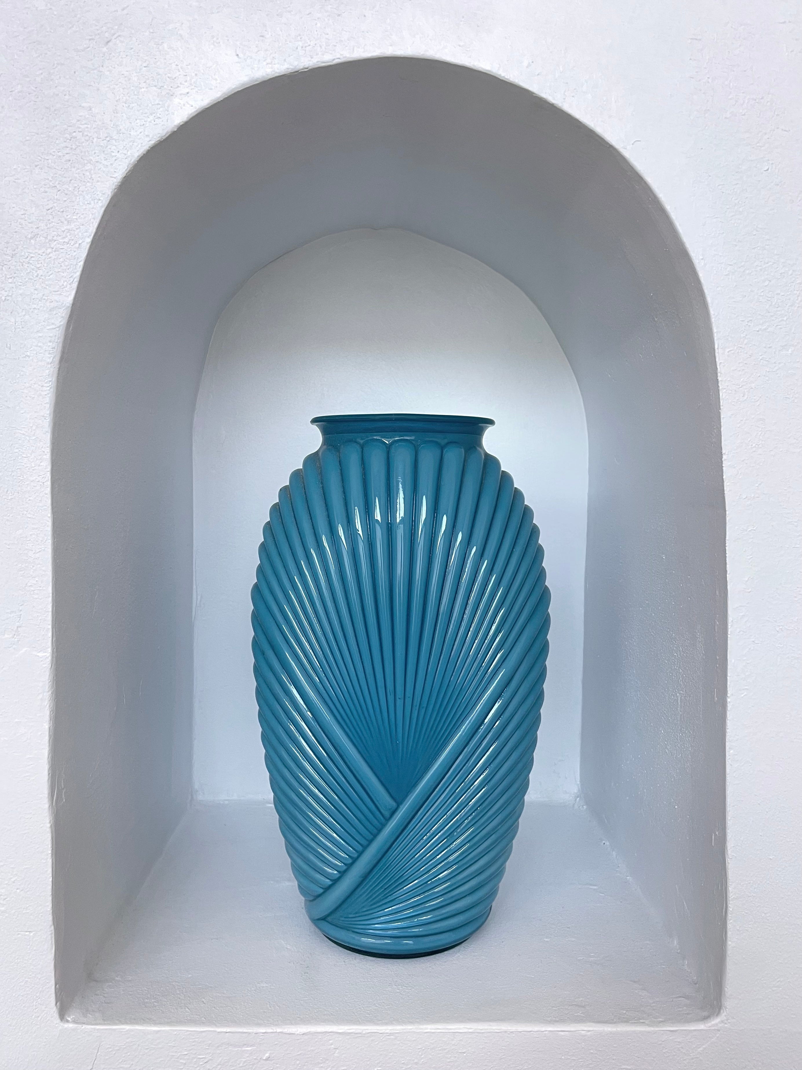 Large Deco Vase - Aqua | Garmentory