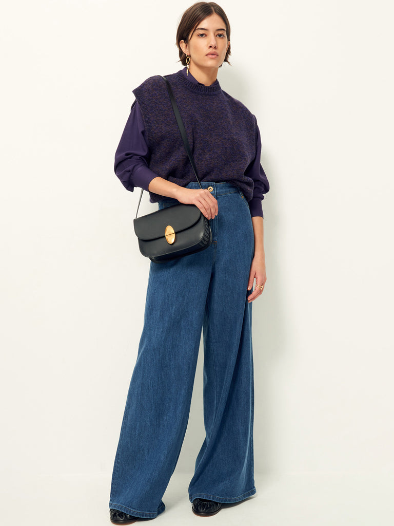 Sessun Fabinino Sweater Vest - Ink Blue | Garmentory