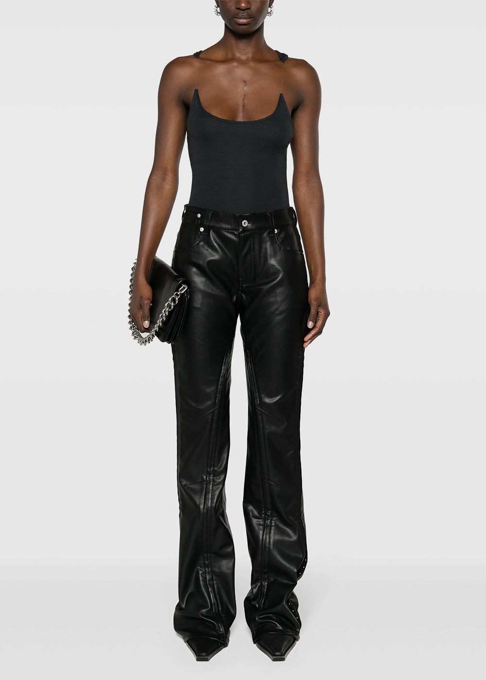 Y/project Invisible Strap Tank Top - Vintage Black | Garmentory