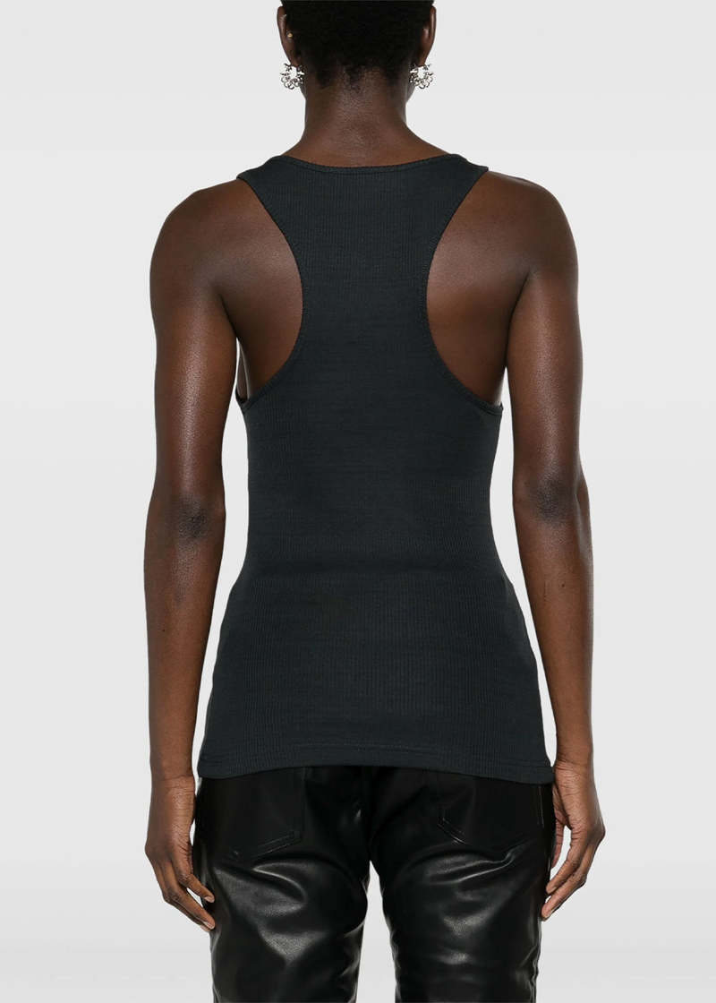 Y/project Invisible Strap Tank Top - Vintage Black | Garmentory