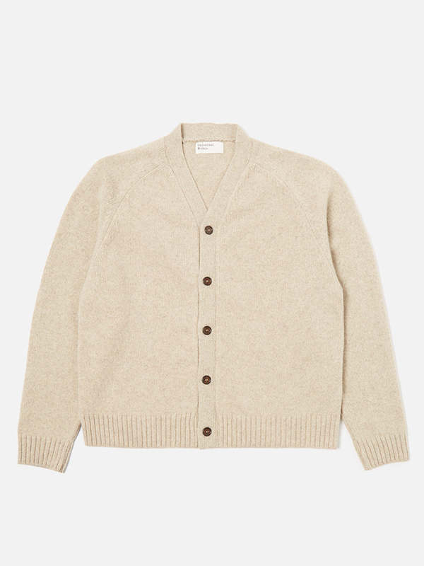 Universal Works David Cardigan - Fawn | Garmentory