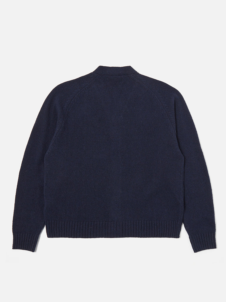 Universal Works David Cardigan - Navy | Garmentory