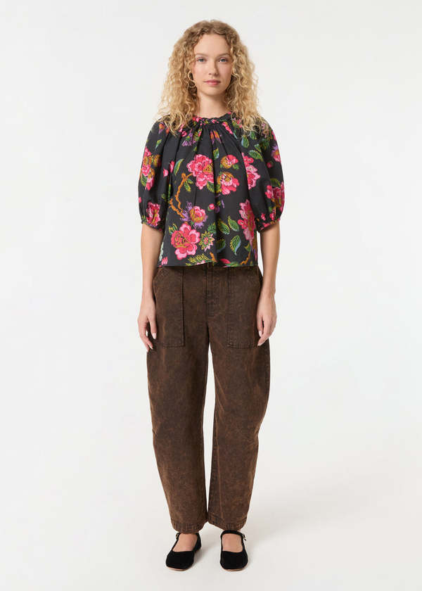 Rhode Resort Rowan Top - Ink Morlaix Fleur Grande | Garmentory