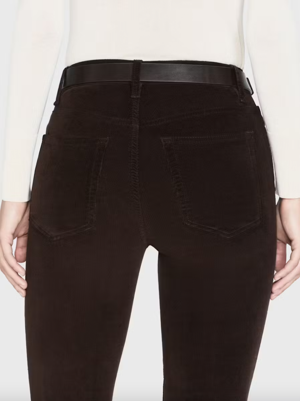 FRAME Denim Frame Le Easy Flare Corduroy - Espresso | Garmentory